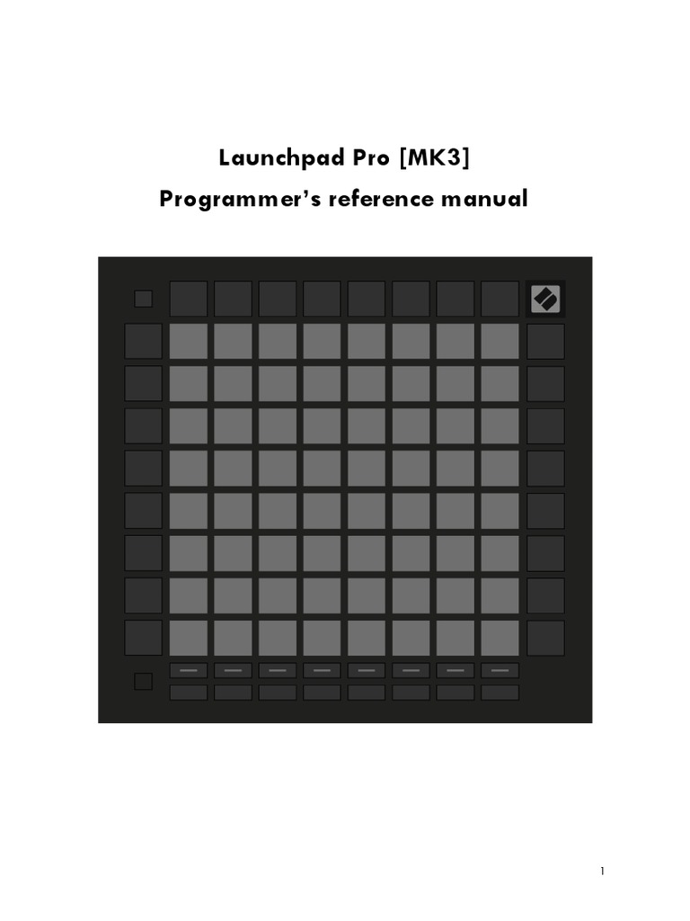 Launchpad Pro (MK3) Programmer's Reference Manual | PDF | Booting | Software