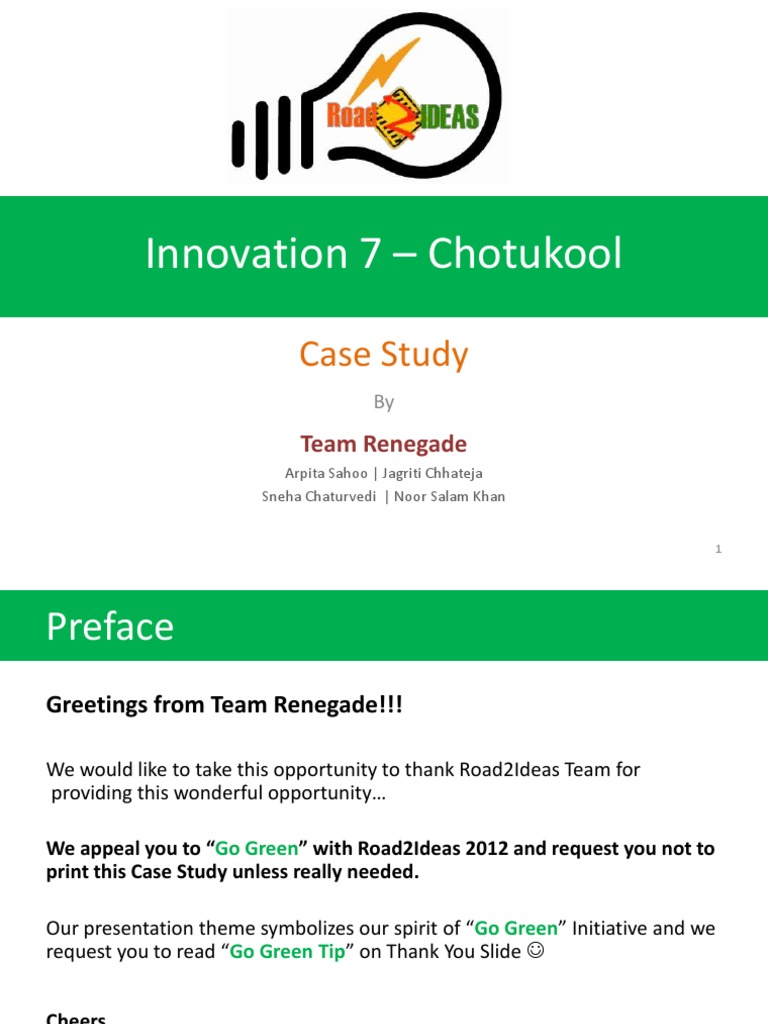 ChotuKool Case Study: How an Innovation is Empowering Rural India | PDF ...
