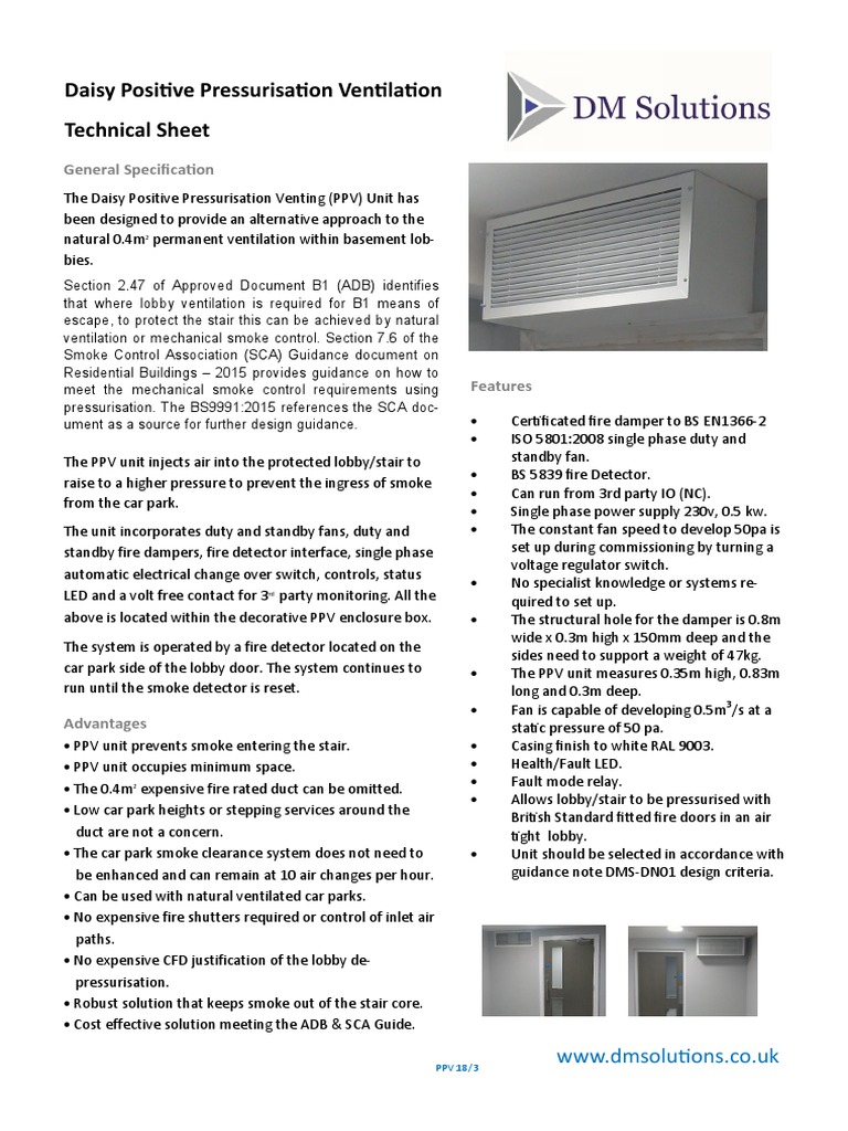 PPV Technical Sheet Sep18 Dms | PDF | Door | Electric Power