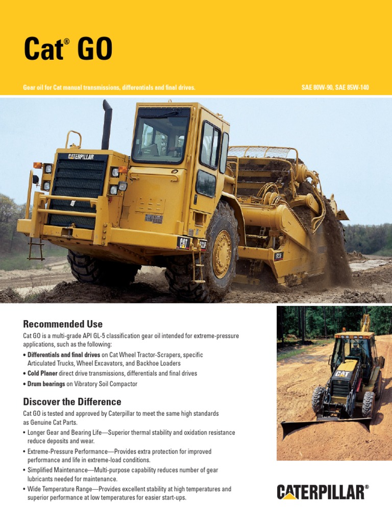 Cat GO: Recommended Use | PDF | Mechanical Engineering | Nature