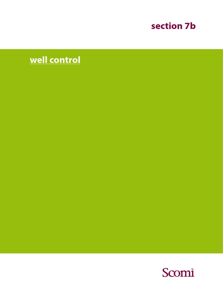 Section 7B Well Control | PDF | Chemical Engineering | Nature