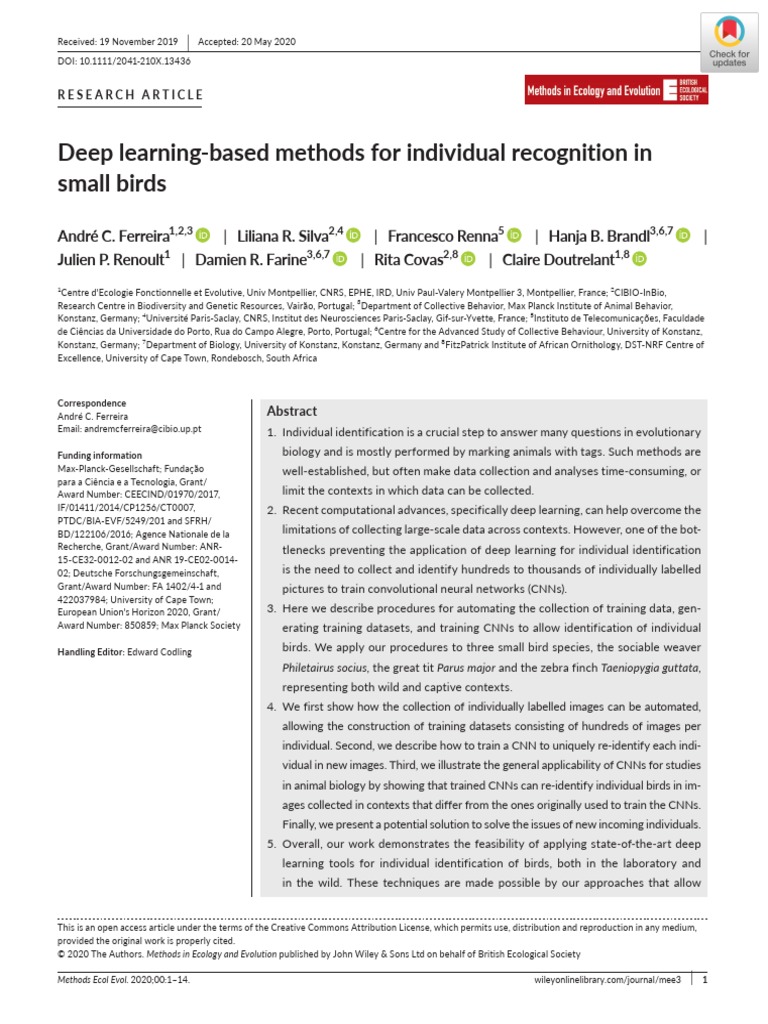 Andre Ferreira Et Al - Deep Learning Based Methods For Individual ...