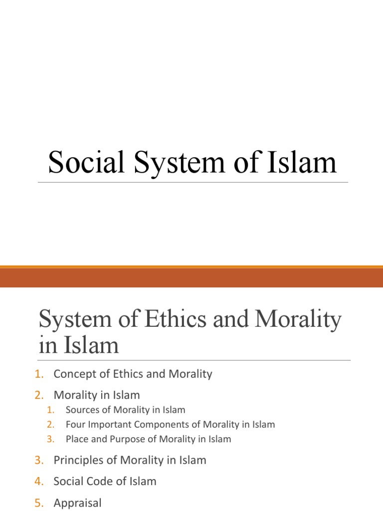 Social System of Islam CSS 2017 | PDF | Morality | Muhammad