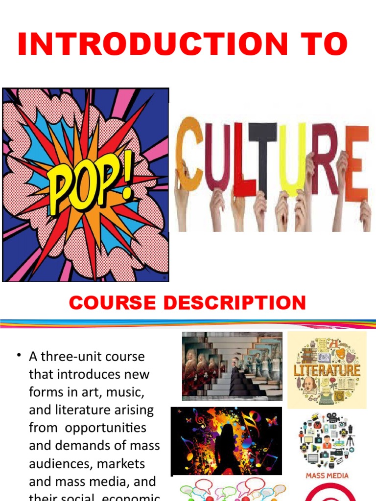 Intro To Pop Culture 2020 | PDF | Popular Culture | Ideologies