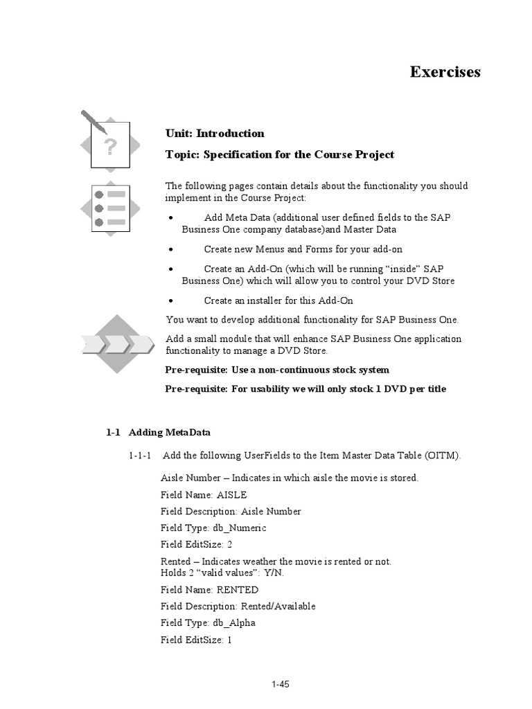 03 - TB1300 - 01 - Course Project | Download Free PDF | Dvd | Metadata