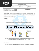 Mapa Conceptual de La Oracion | PDF
