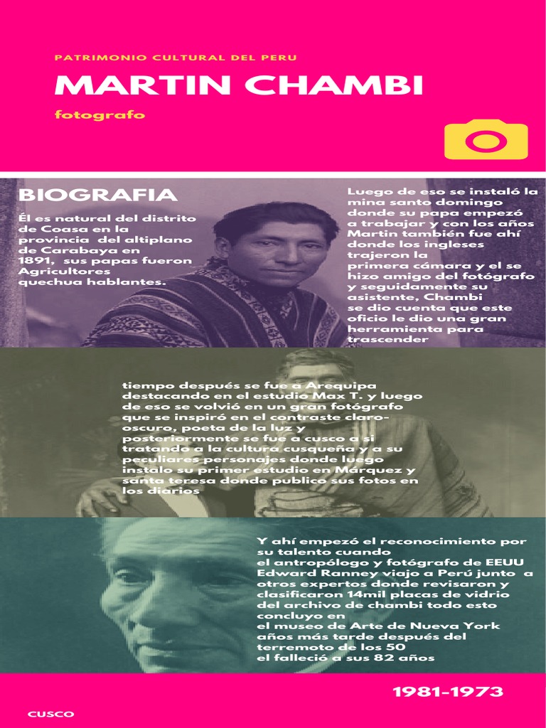 Martin Chambi | PDF | Medios de arte | Artes (general)
