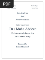 Planned Job Observation | PDF | Observation | Attention