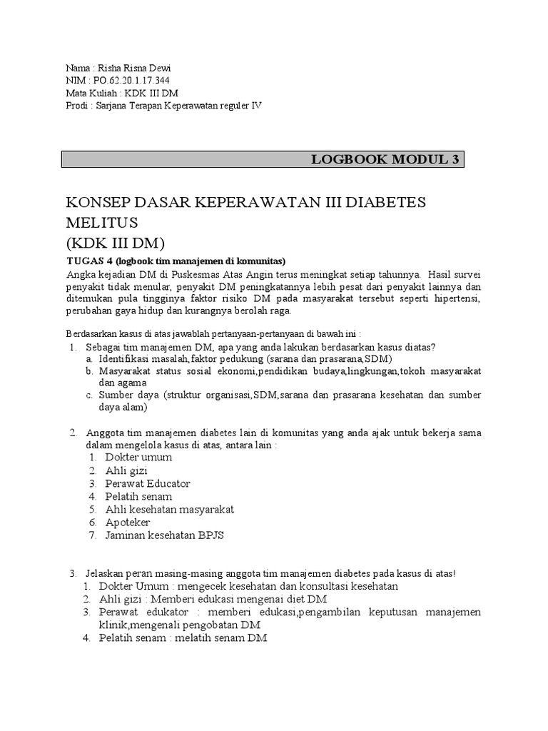 LOGBOOK MODUL 3-KDK 3 DM Aida | PDF | Pengembangan Diri