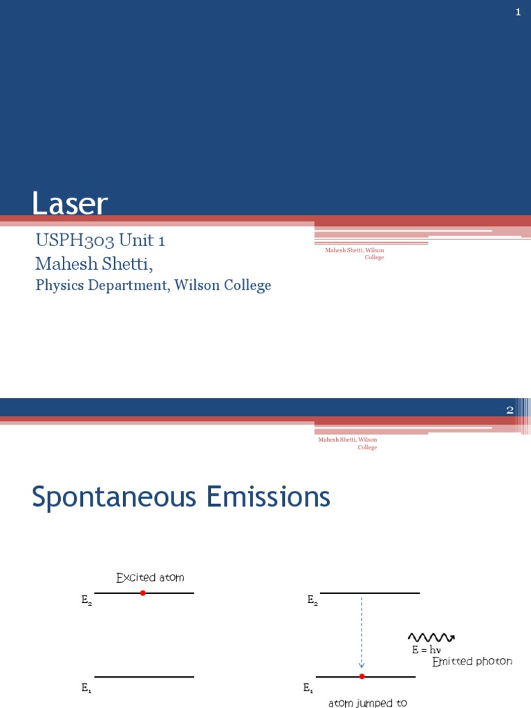 Physics by Sethi Sir Part 2 Wilson Colg | PDF | Coherence (Physics) | Laser