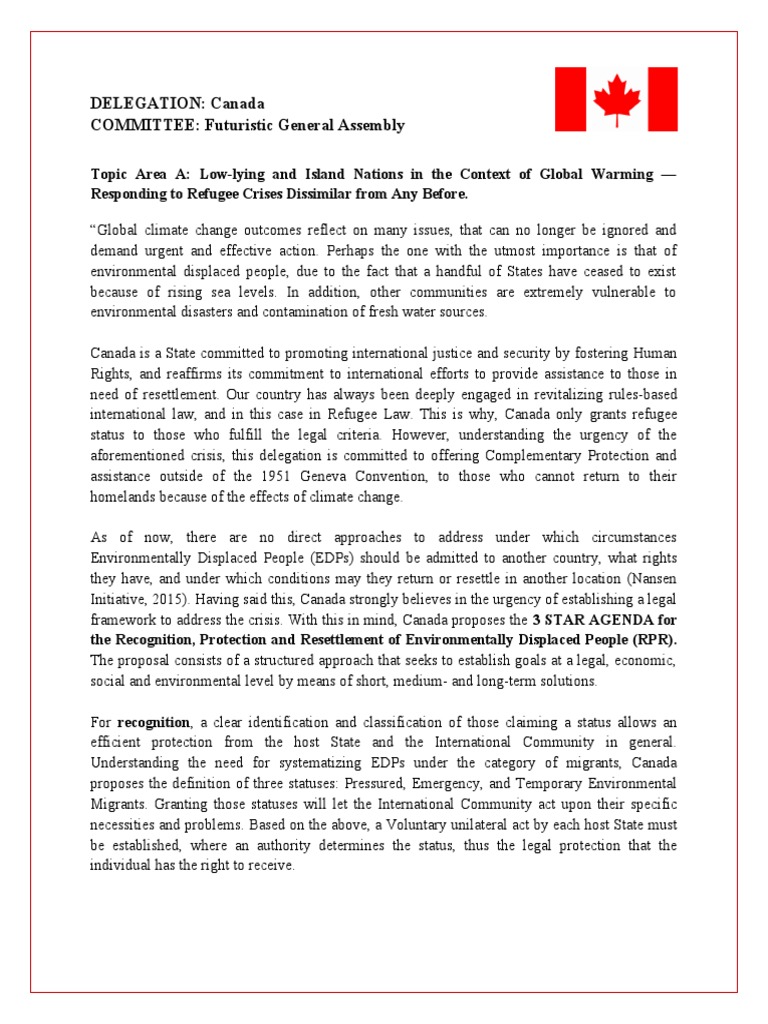 Final Position Paper Fga | PDF | Climate Change Mitigation | Climate ...