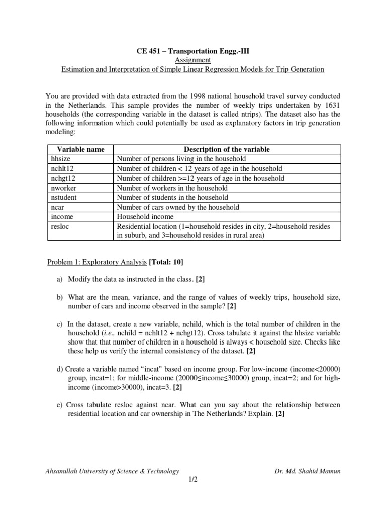 Assignment Pdf Pdf Regression Analysis Linear Regression 7372
