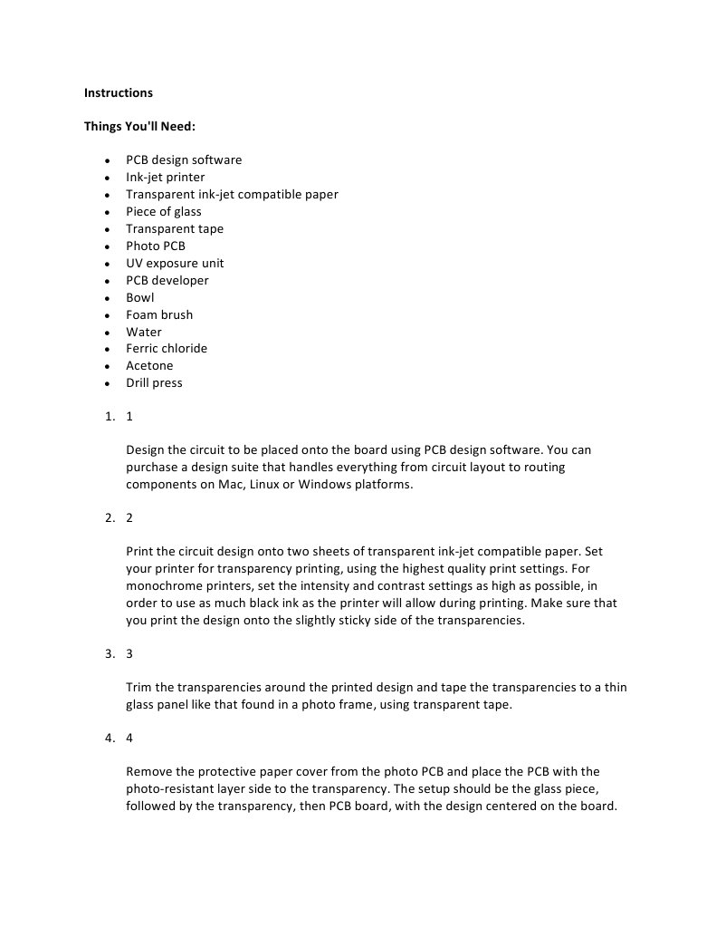 Instructions | PDF | Printed Circuit Board | Printer (Computing)