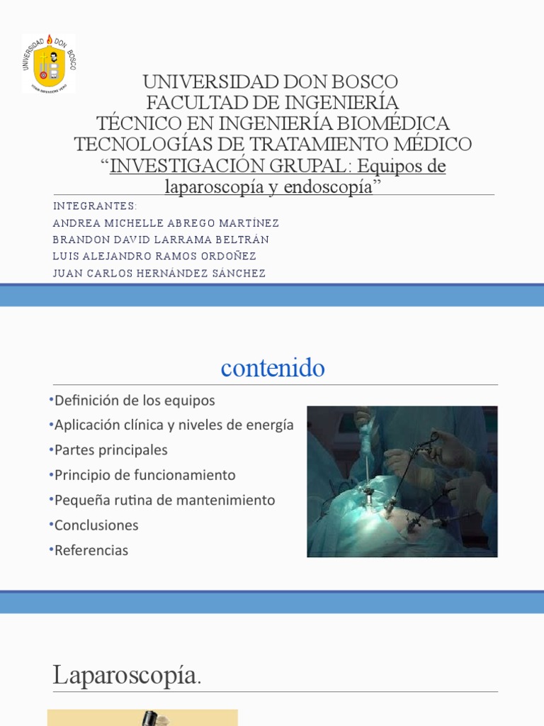 Endo y Laparos | PDF | Endoscopia | Especialidades Medicas