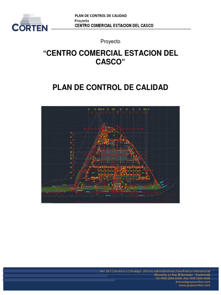 Plan de Control de Calidad | PDF | Topografía | Hormigón
