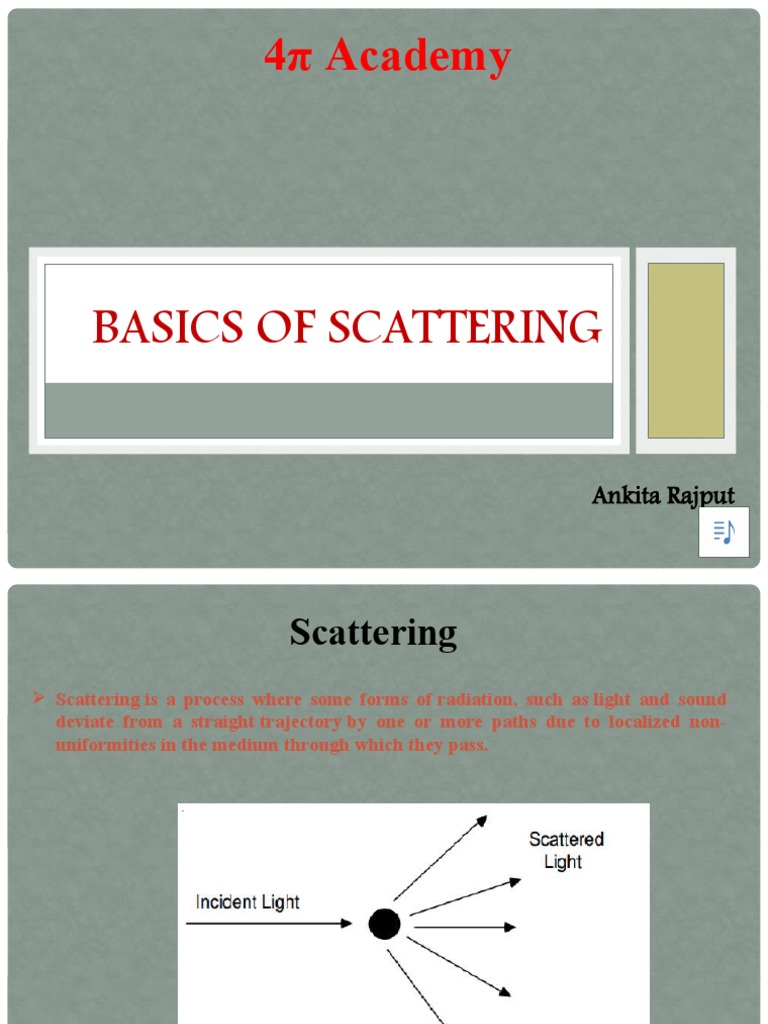 Understanding Scattering Types and Mechanisms | PDF | Scattering | Photon