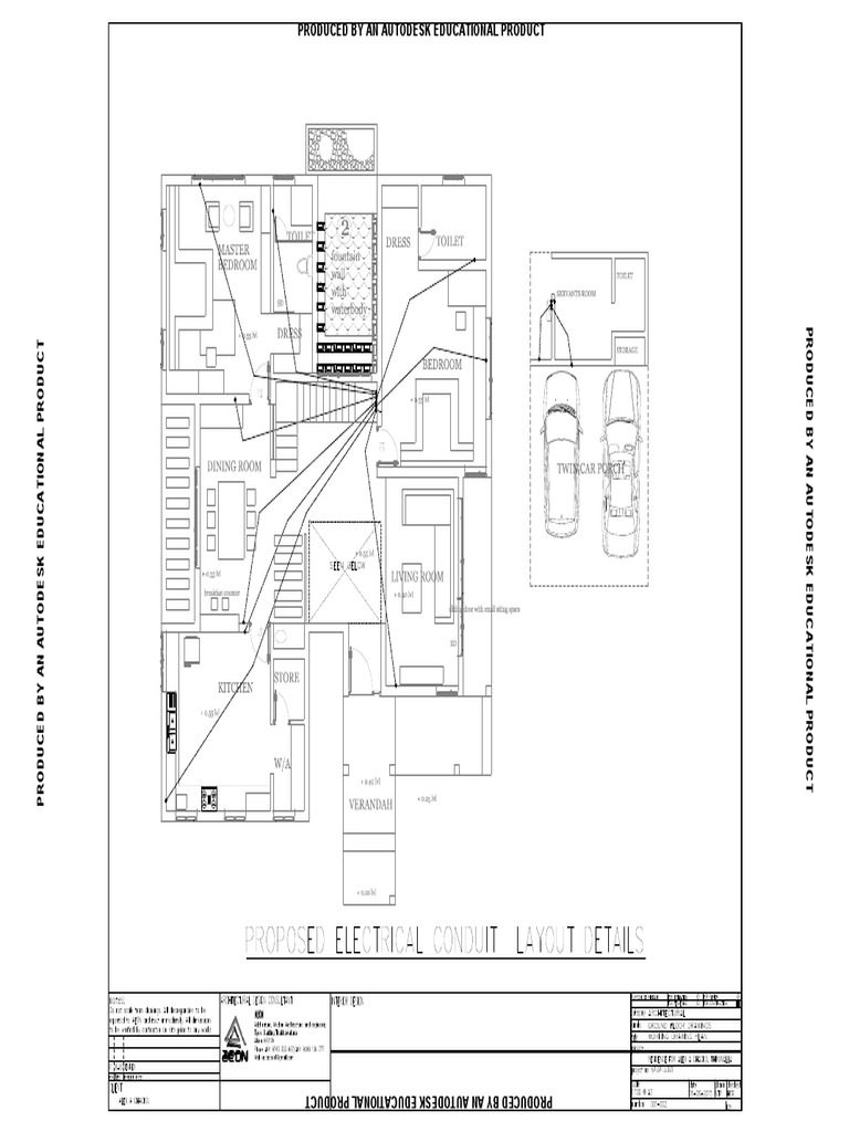 Electrical Conduit Layout | PDF