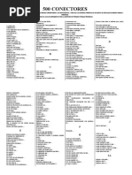 500 Conectores para Mapas Conceptuales | PDF | Verdad | Realidad