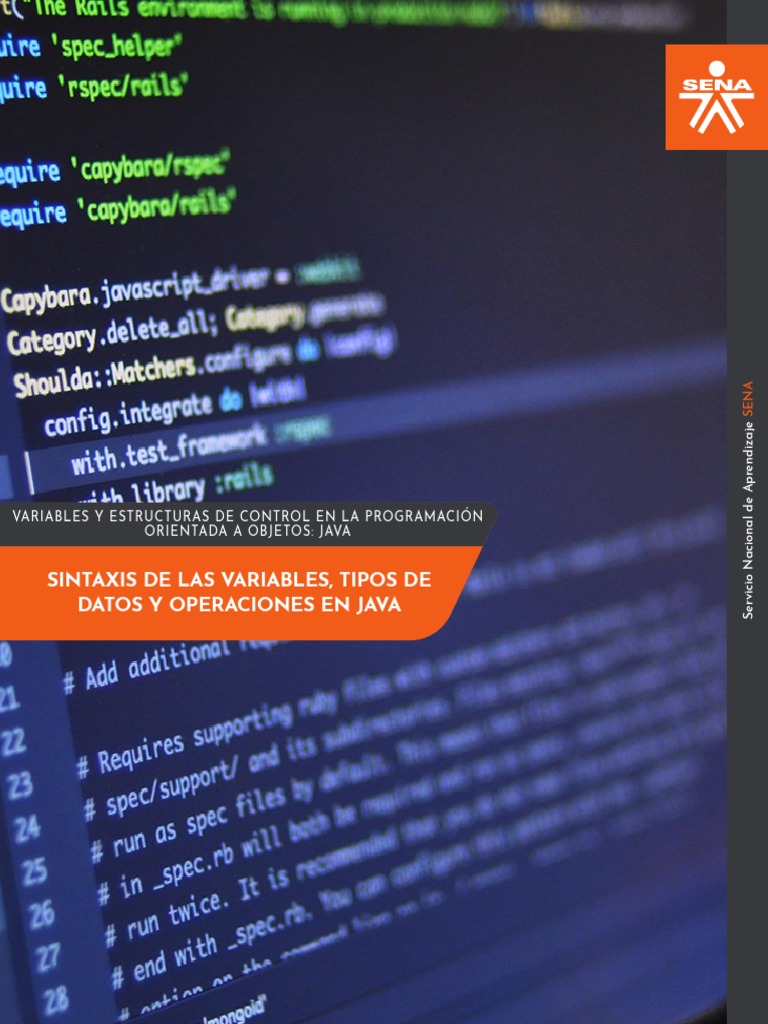 MF2 Sintaxis de Las Variables Tipos de Datos y Operaciones en Java PDF | PDF | Java (lenguaje de ...