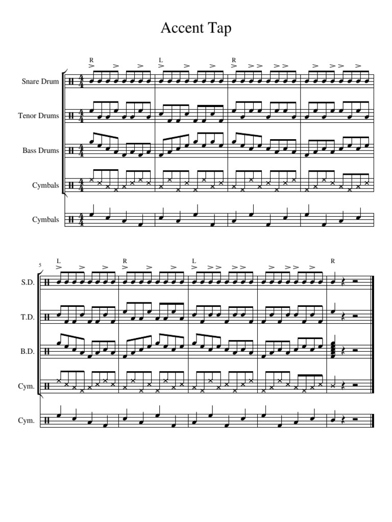 Accent Tap: Snare Drum | PDF