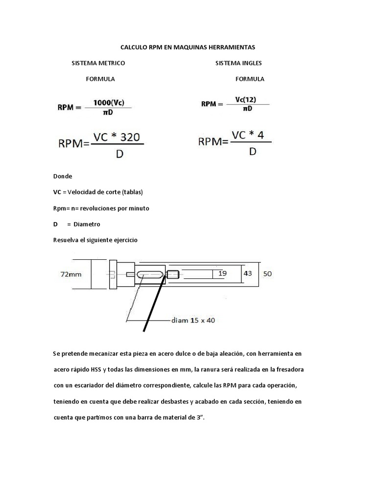 Calculo RPM | PDF | Sectores Economicos | Materiales de construcción
