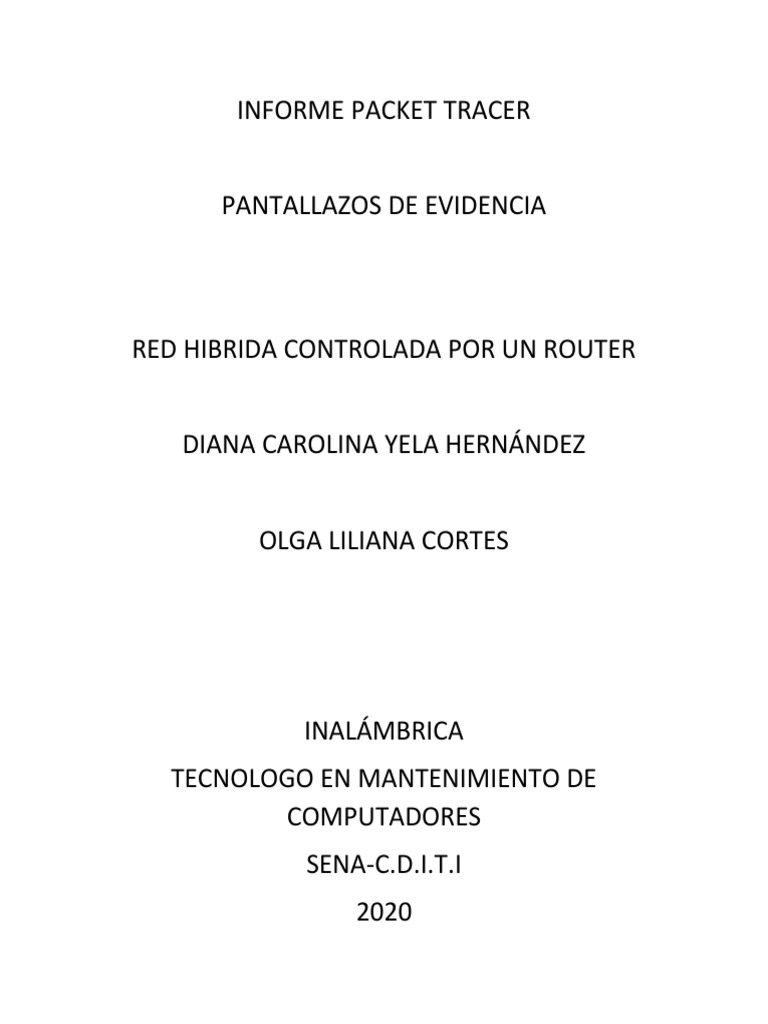 RED HIBRIDA Carolina | PDF