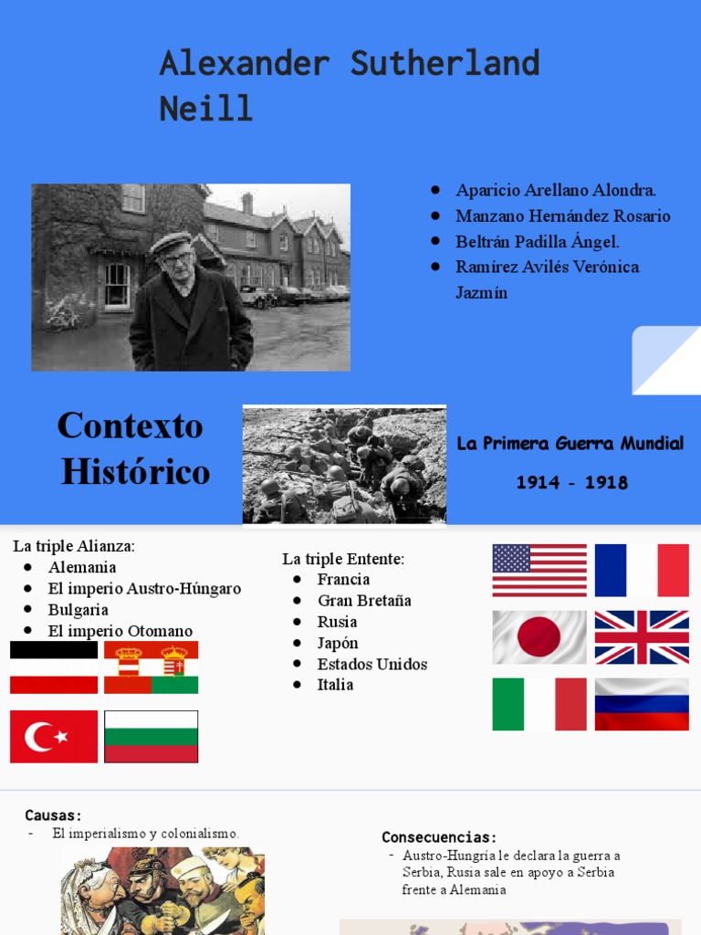 Biografía de Alexander Sutherland Neill | PDF | Agitación | Educación ...