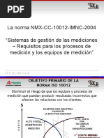 Norma ISO 10012 2003 Español | PDF | Calibración | Metrología
