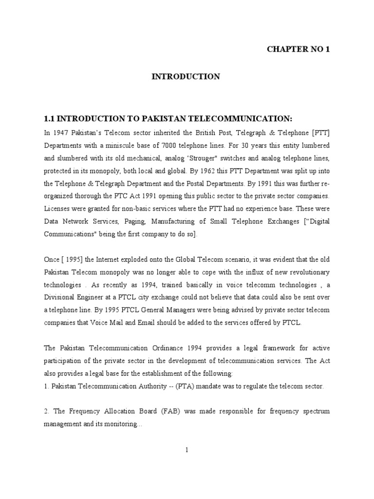 Chapter No 1 | PDF | Telecommunication | Telecommunications