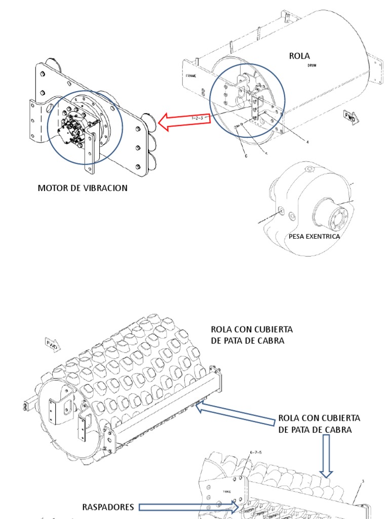 Rodillo Partes PDF | PDF