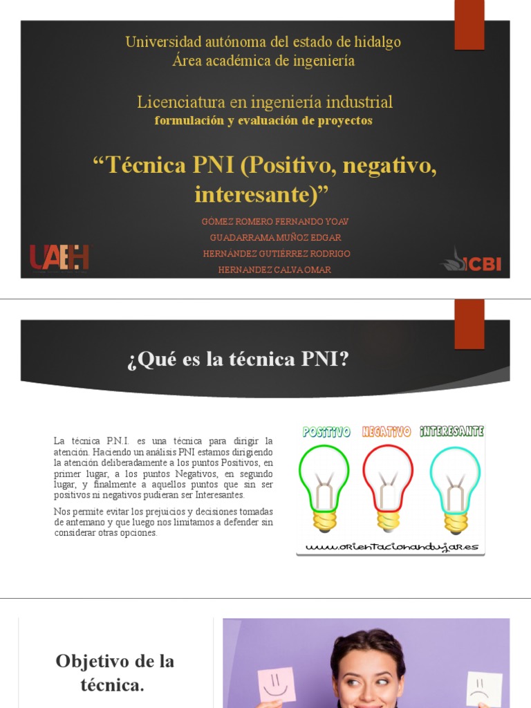 Técnica PNI: Análisis Creativo Efectivo | PDF | Creatividad | Epistemología