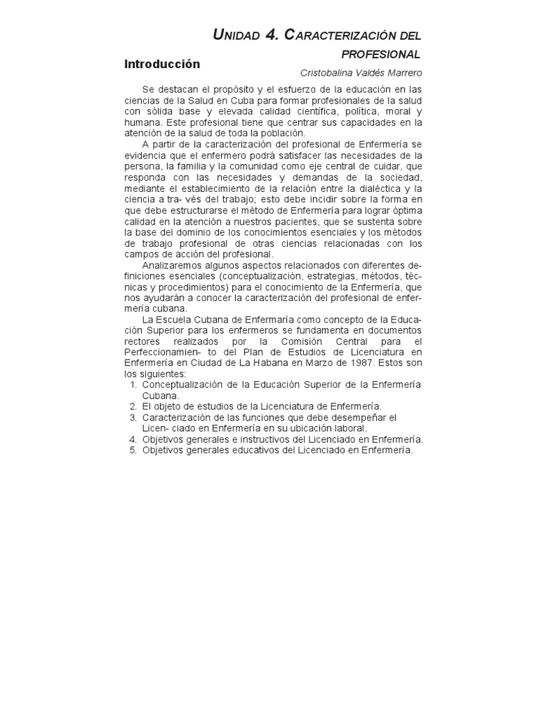 Capitulo Iv Fundamento de Enfermeria | PDF | Enfermería | Razonamiento inductivo