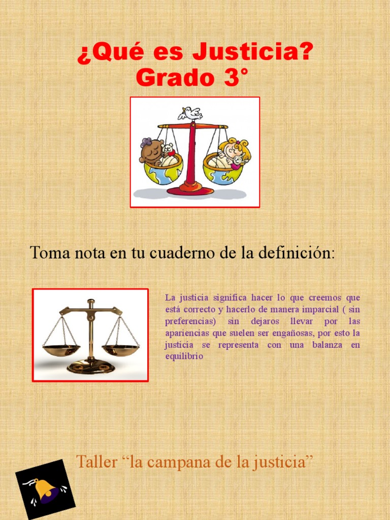 Definición de Justicia Clase 1 | PDF
