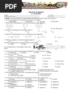 Pre Test Graphic Design | PDF | Color | Shape