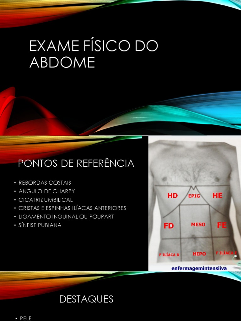 Exame Do Abdome PDF | PDF | Gastroenterologia | Órgão (anatomia)