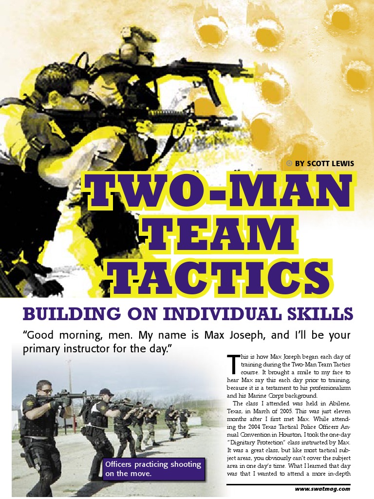 SWAT Team Tactics | PDF | Swat | Projectile Weapons