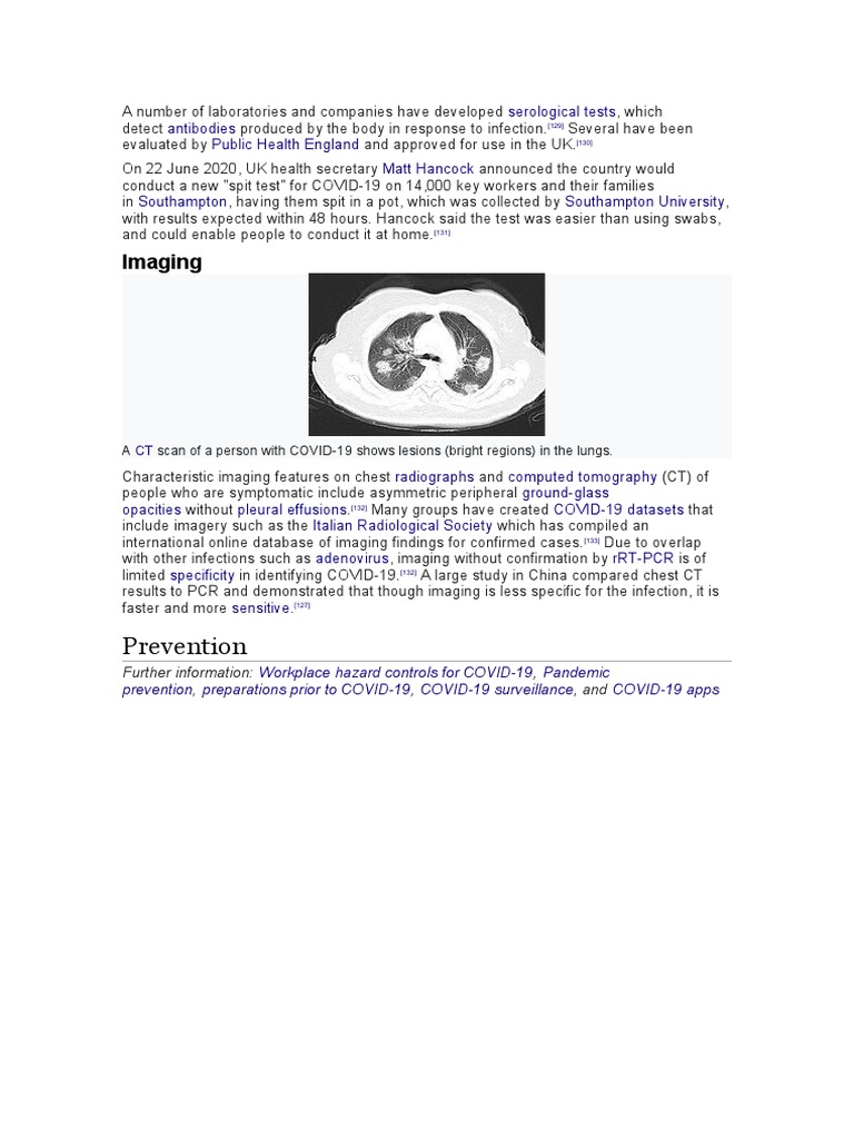 Prevention: Imaging | PDF | Hand Washing | Microbiology