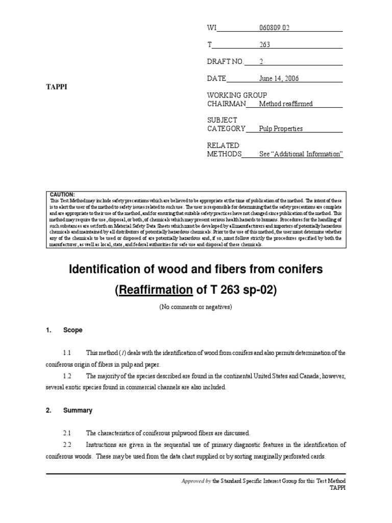 Identification of Wood and Fibers From Conifers PDF | PDF | Douglas Fir ...