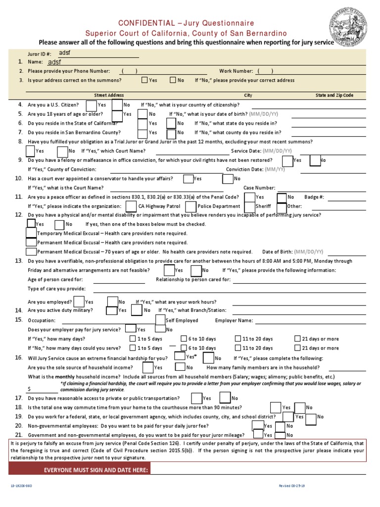 Please Answer All of The Following Questions and Bring This ...