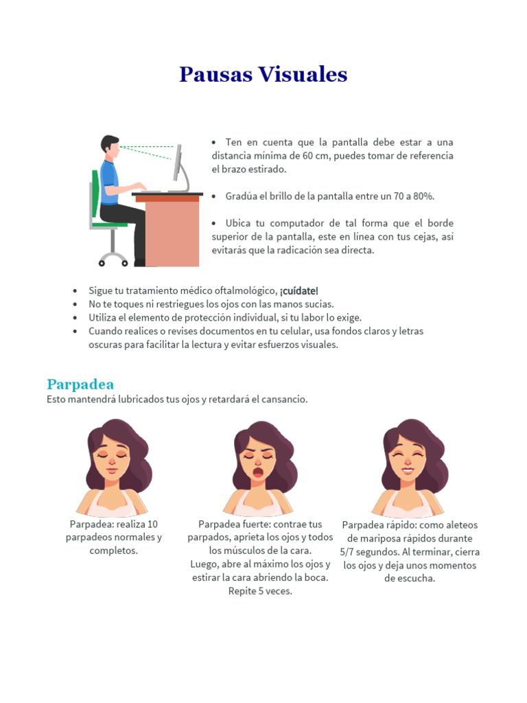 Ejercicios para Pausas Visuales | PDF | Ojo | Naturaleza