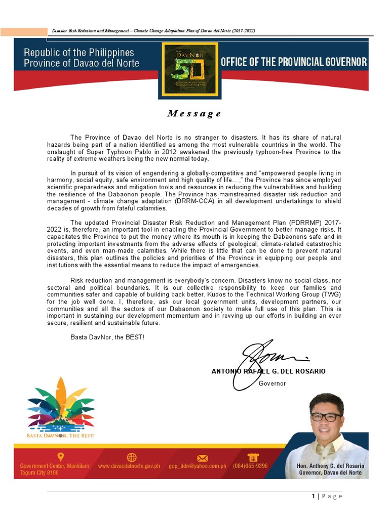 PDRRM Plan 2017-2022 | PDF | Disaster Risk Reduction | Emergency Management