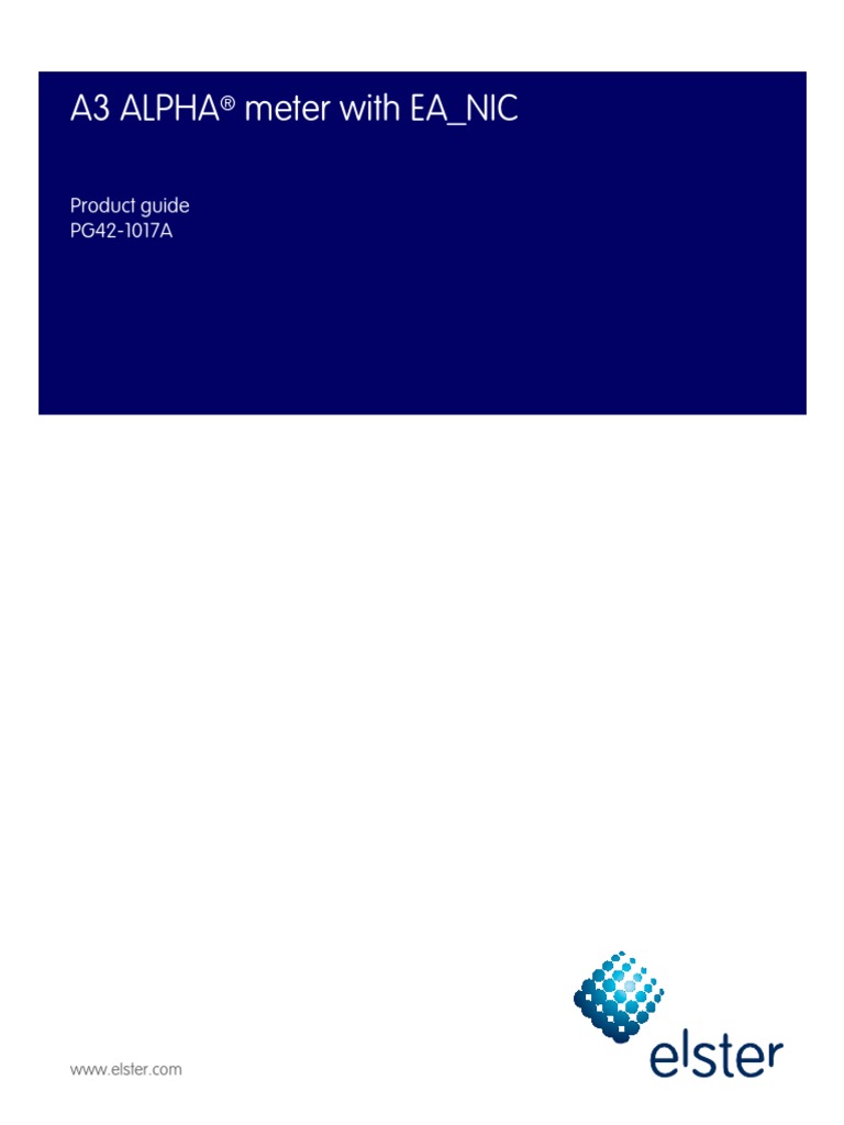 A3 Alpha Meter With EA - NIC: Product Guide PG42-1017A | PDF | Radio ...