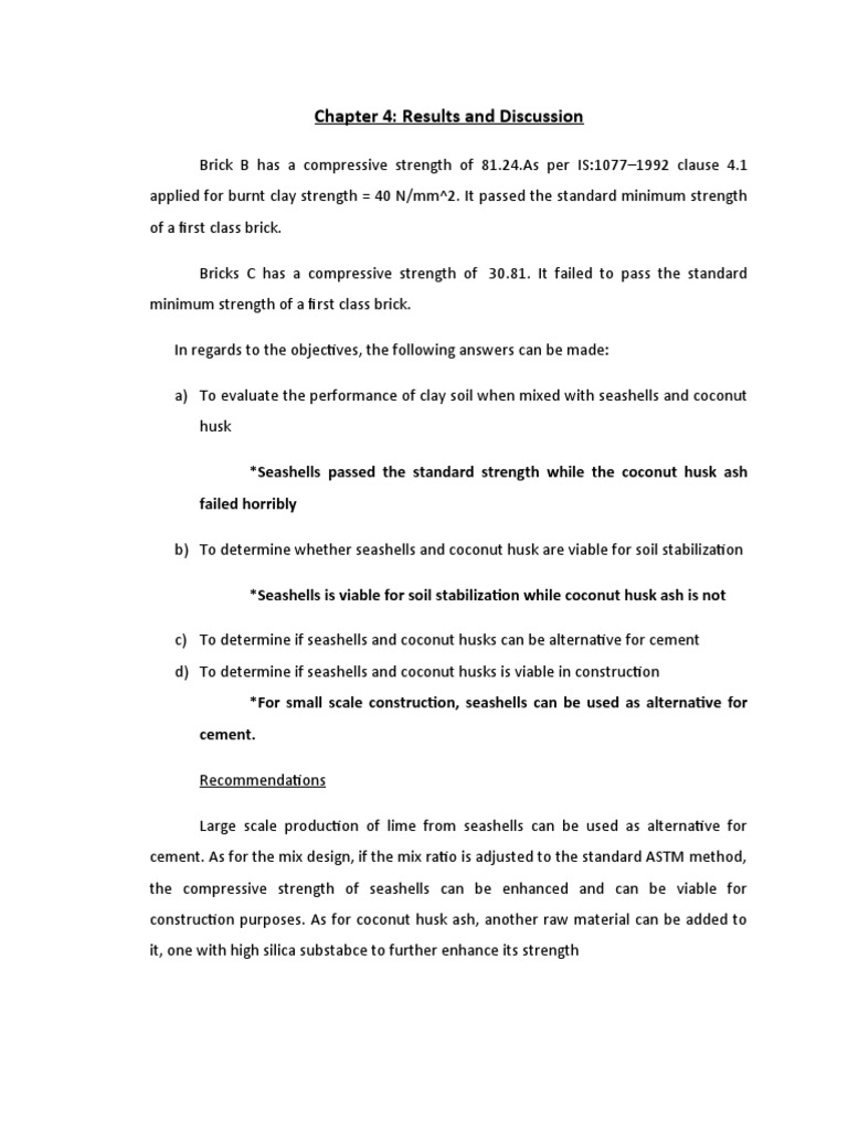 Chapter 4: Results and Discussion | PDF