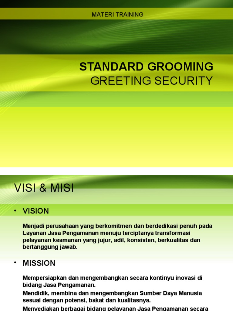 Standard Grooming | PDF