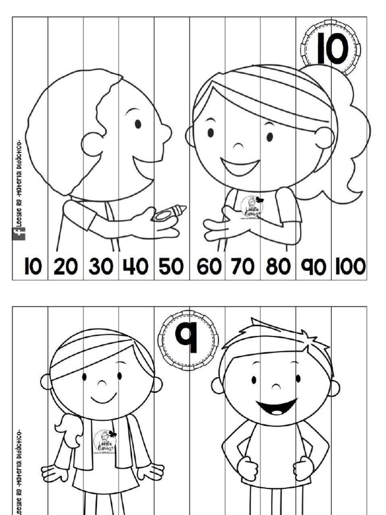 Rompecabezas de Las Tablas de Multiplicar PDF | PDF