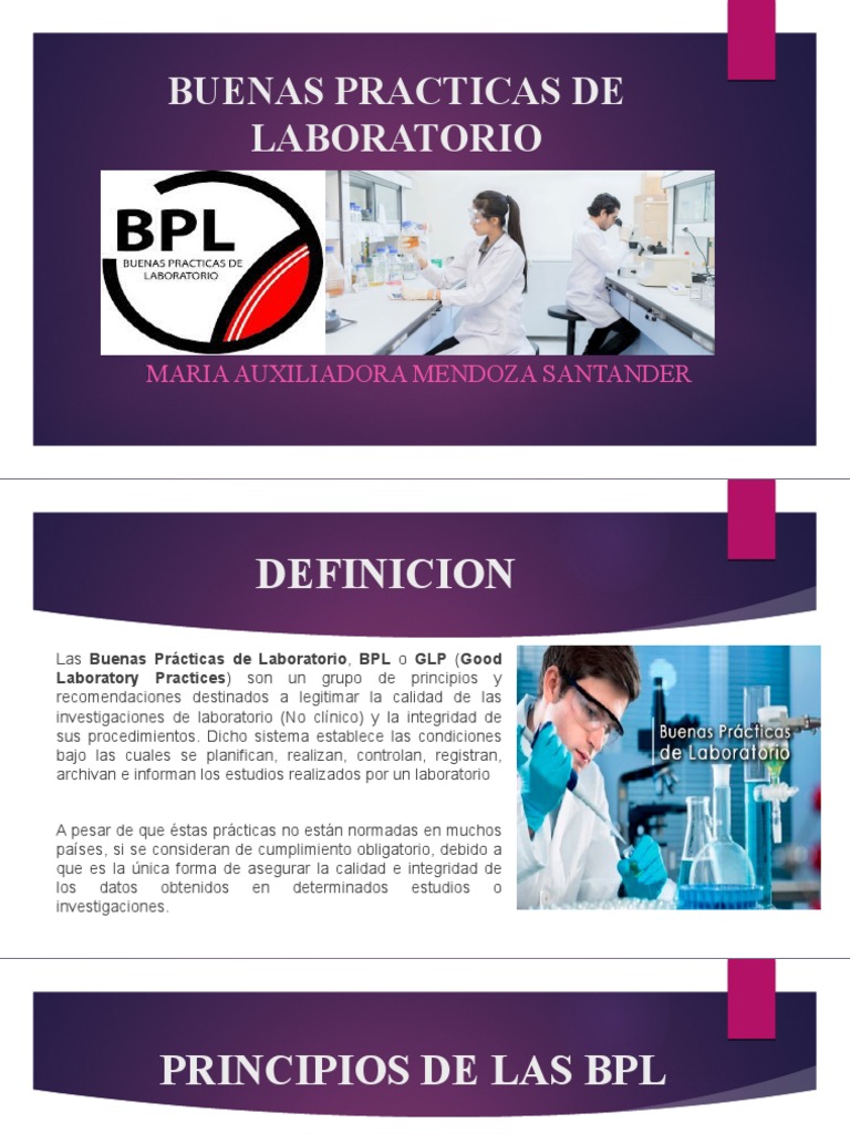 Buenas Practicas de Laboratorio | PDF | Laboratorios | Calibración