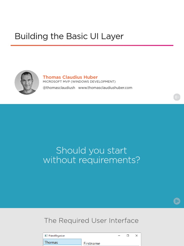Building The Basic Ui Layer Slides | PDF