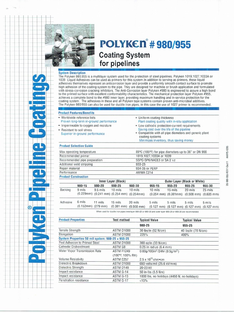 Sertifikat Wrapping Polyken PDF | PDF