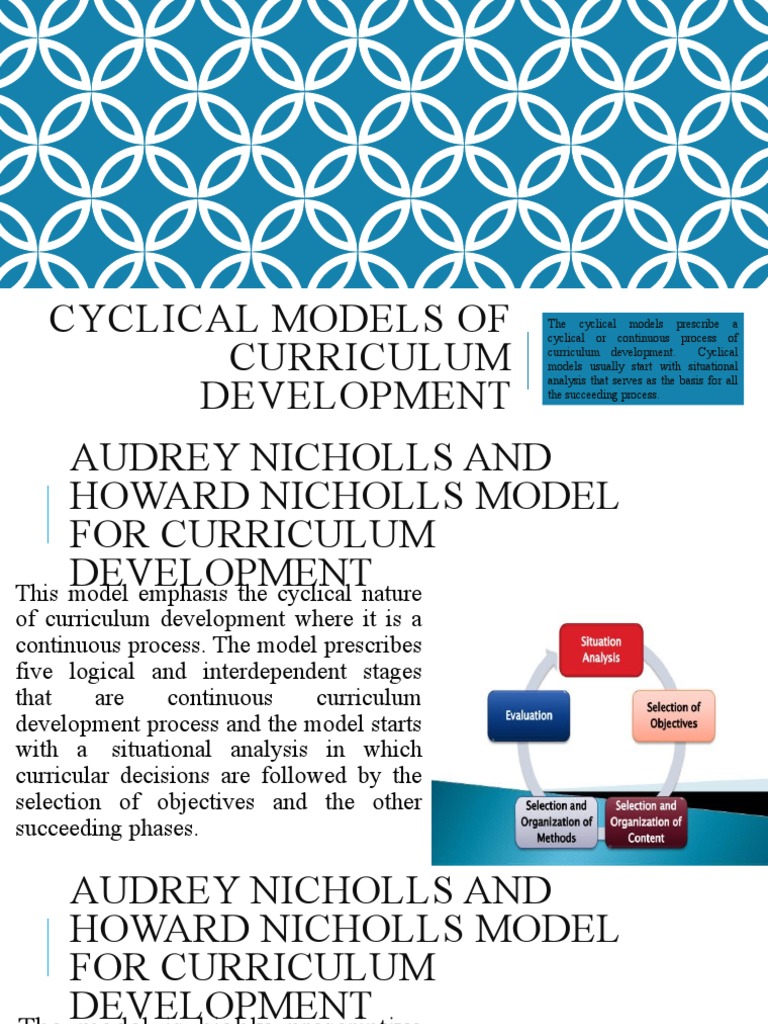 Cyclical Curriculum Development Models | PDF | Curriculum | Goal