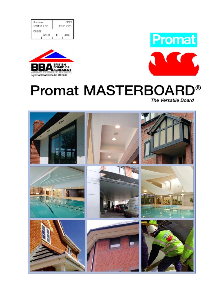Promat Masterboard: The Versatile Board | Download Free PDF | Paint | Wall